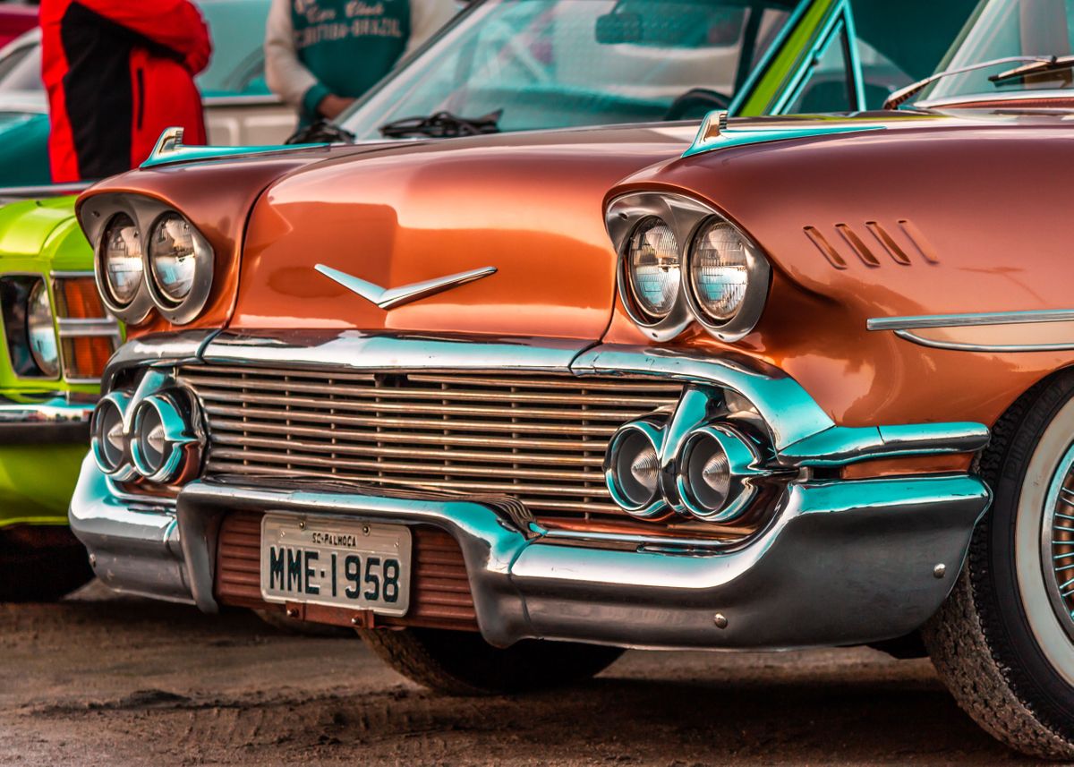 'Classic car' Poster, picture, metal print, paint by Helinton ...