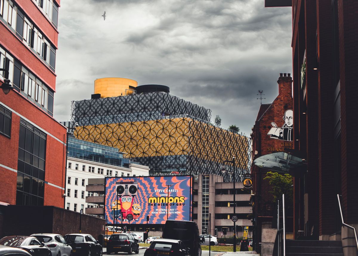 'Birmingham Library' Poster, picture, metal print, paint by RDG Photos ...