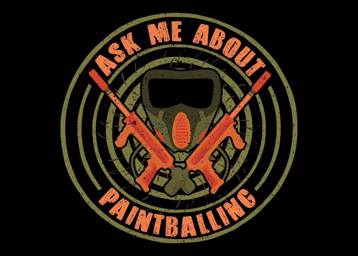 'Paintball' Poster by CrazySquirrel | Displate