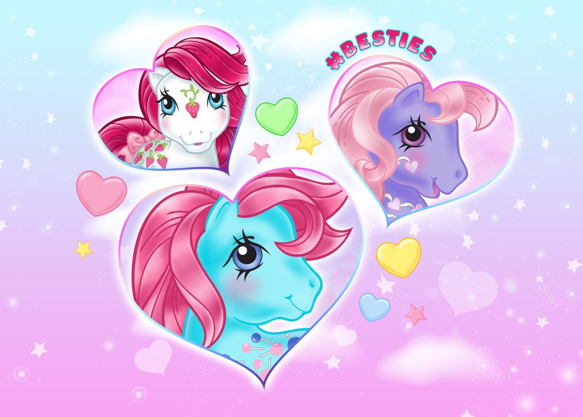 'Sweet Tooth and Besties' Poster, picture, metal print, paint by My ...