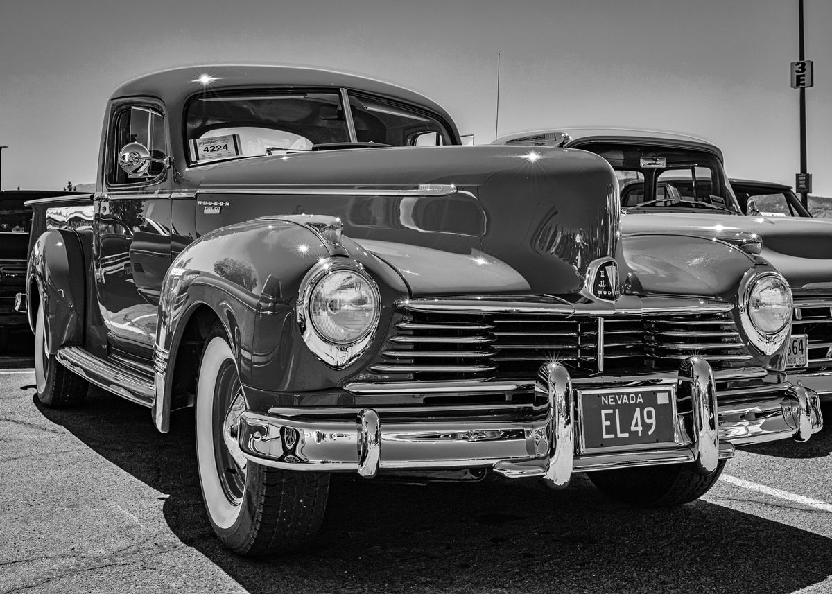 '1946 Hudson Super Eight' Poster, picture, metal print, paint by ...