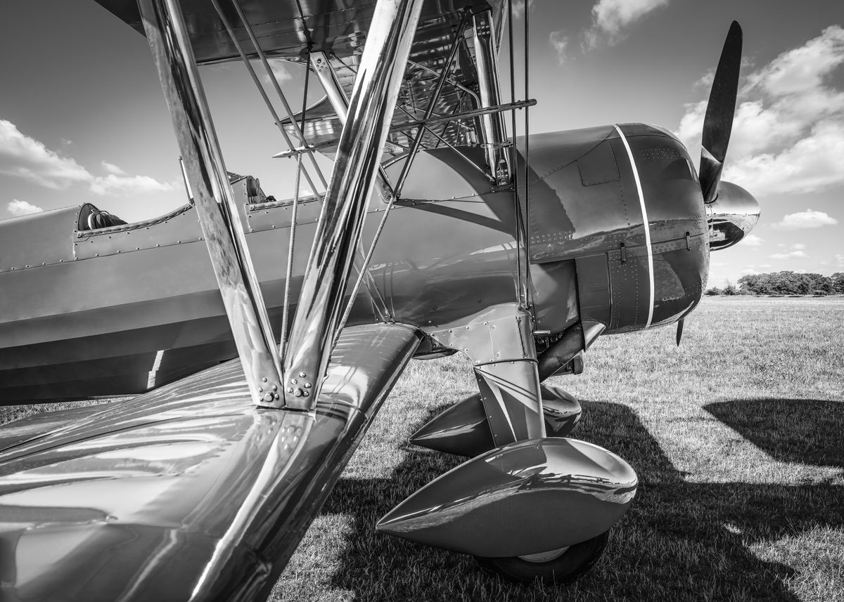 'biplane' Poster, picture, metal print, paint by Frank Peters | Displate