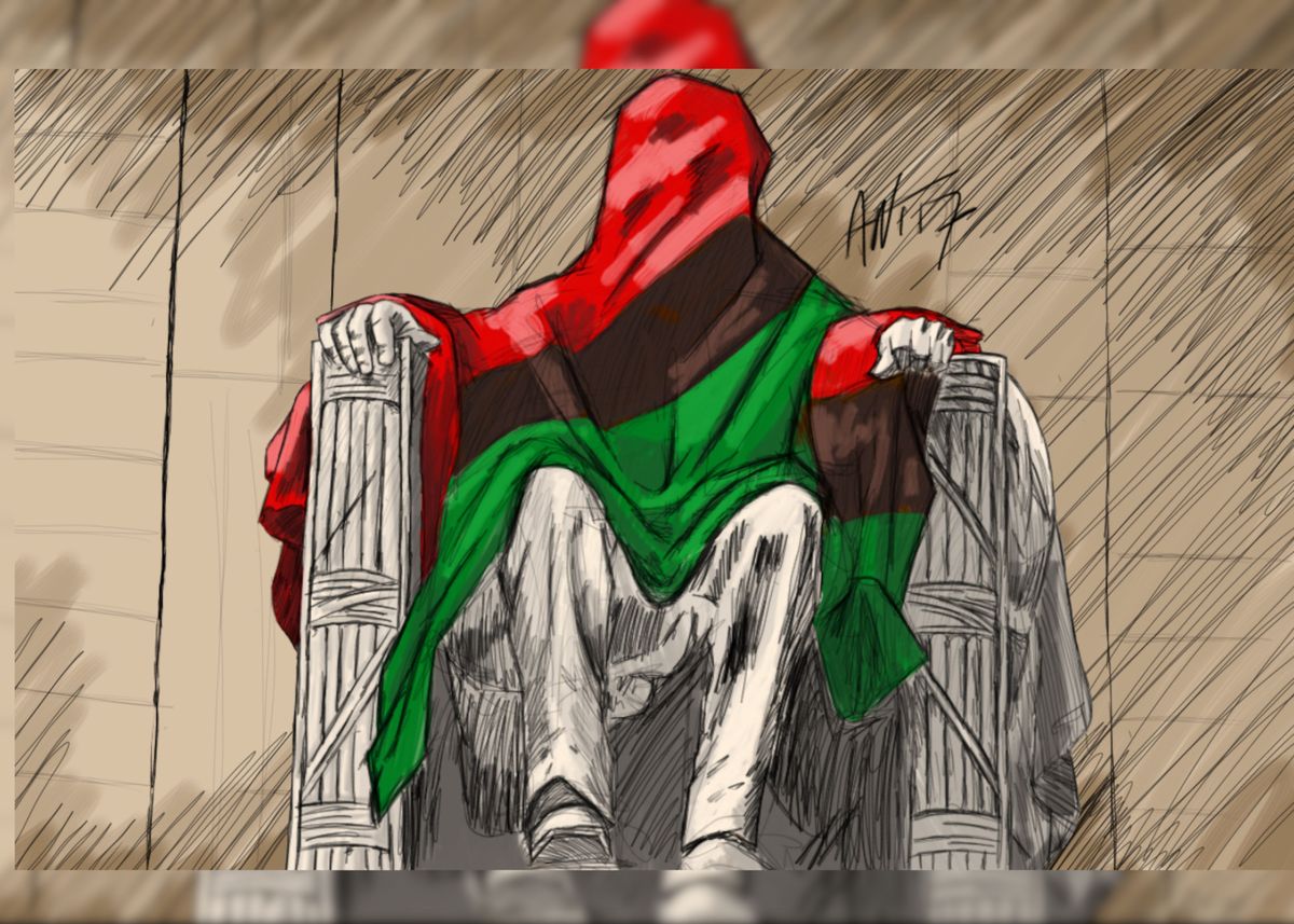 'Lincoln RBG Memorial Stick' Poster by Antoine | Displate