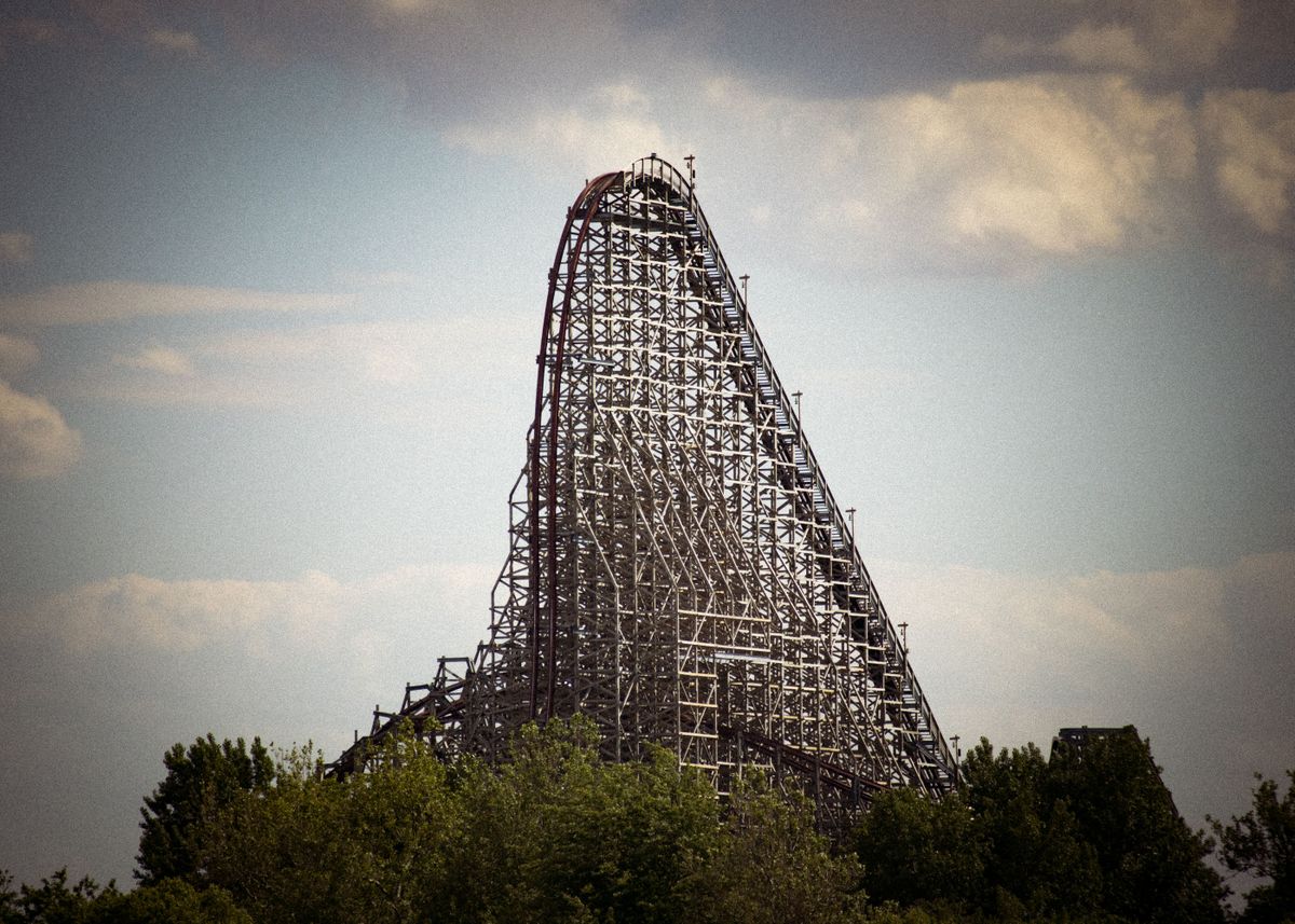 'Steel Vengeance First Drop' Poster, picture, metal print, paint by ...