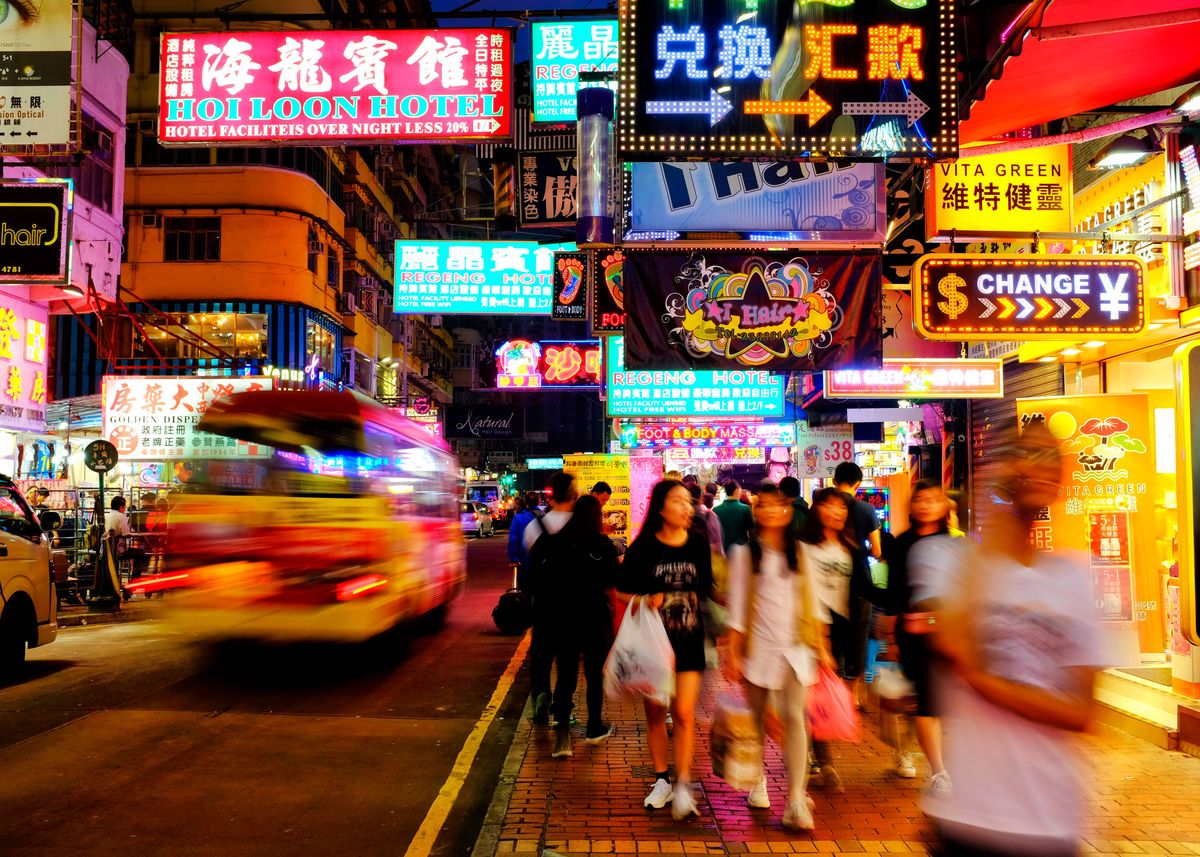 'Shantung Street' Poster, picture, metal print, paint by Fabrizio ...