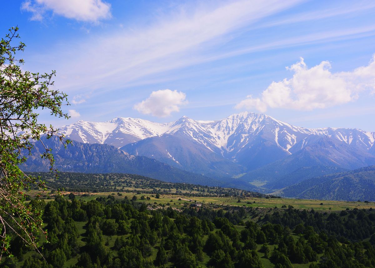 'Zomin mountains001' Poster, picture, metal print, paint by Ultra Land ...