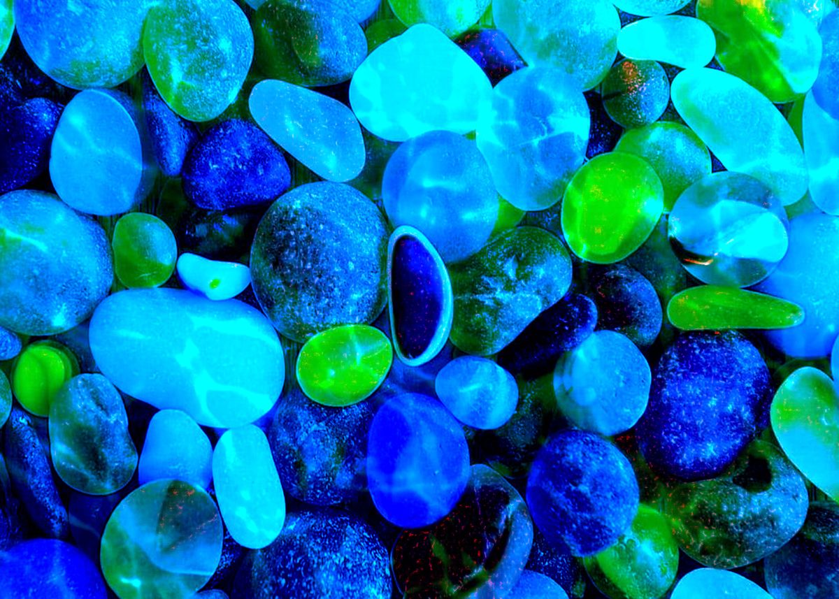'zen stones' Poster by Luna Baxter | Displate