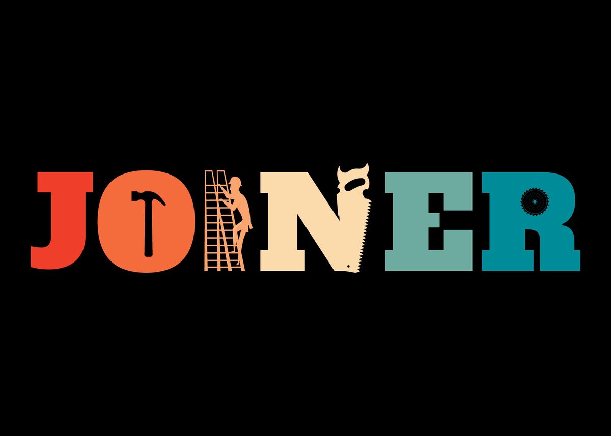 'Vintage Joiner Carpenter' Poster, picture, metal print, paint by ...