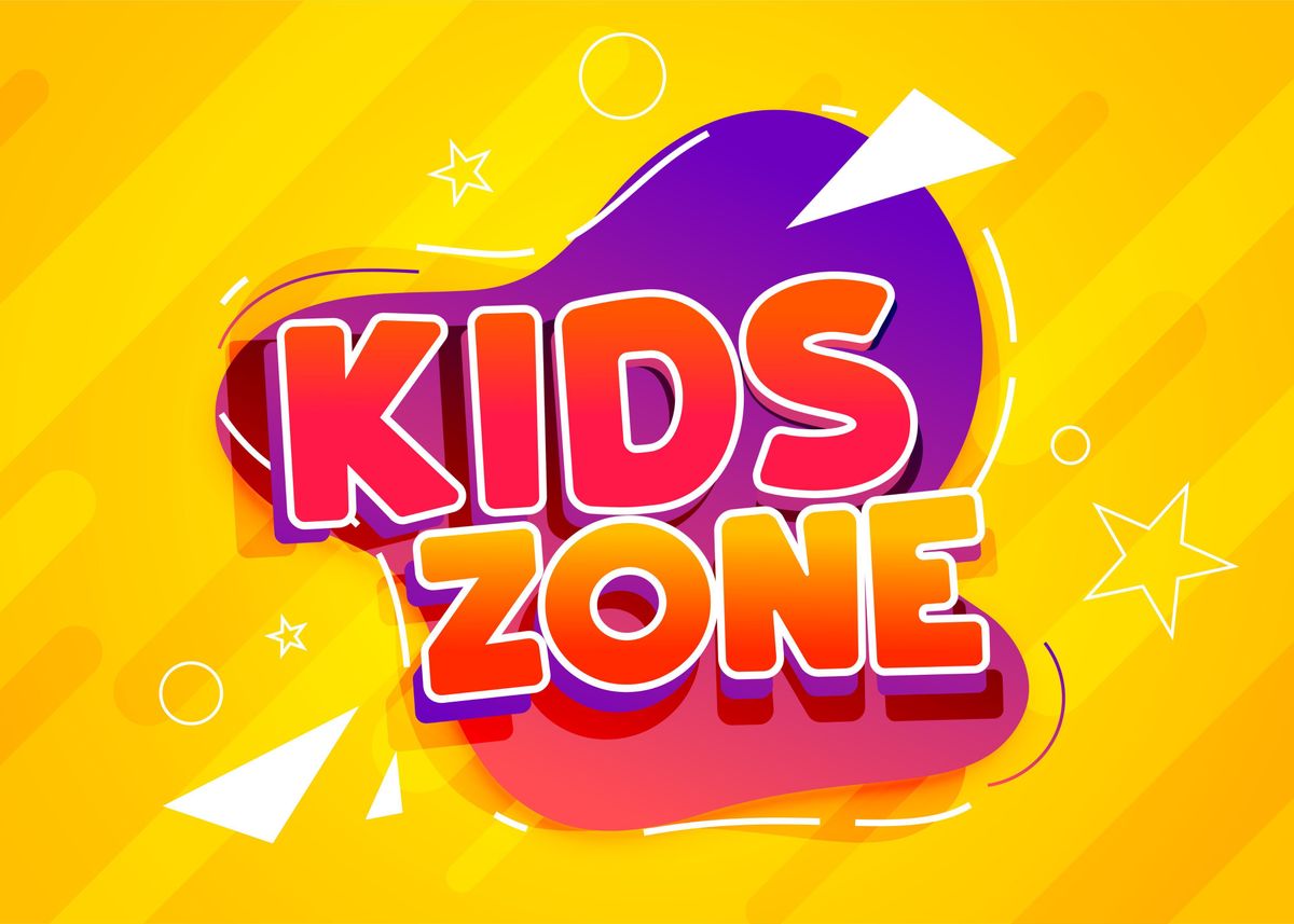 'Kids zone ' Poster by Creativity Art | Displate