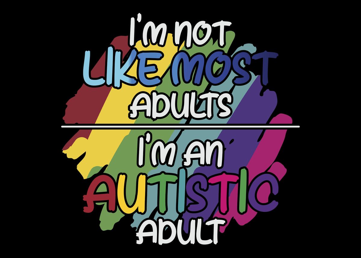 'Autism Awareness Autistic' Poster, picture, metal print, paint by ...