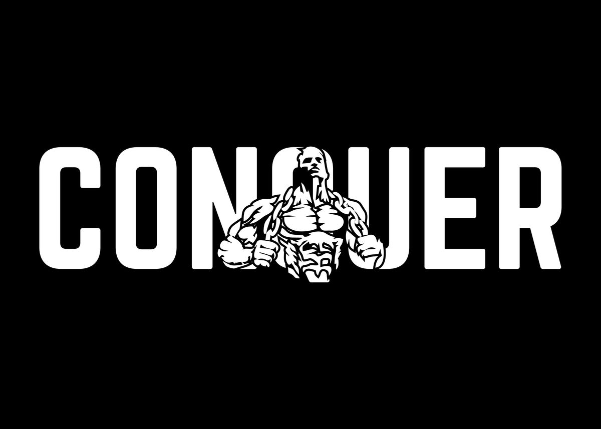 'Conquer' Poster by albran karan | Displate