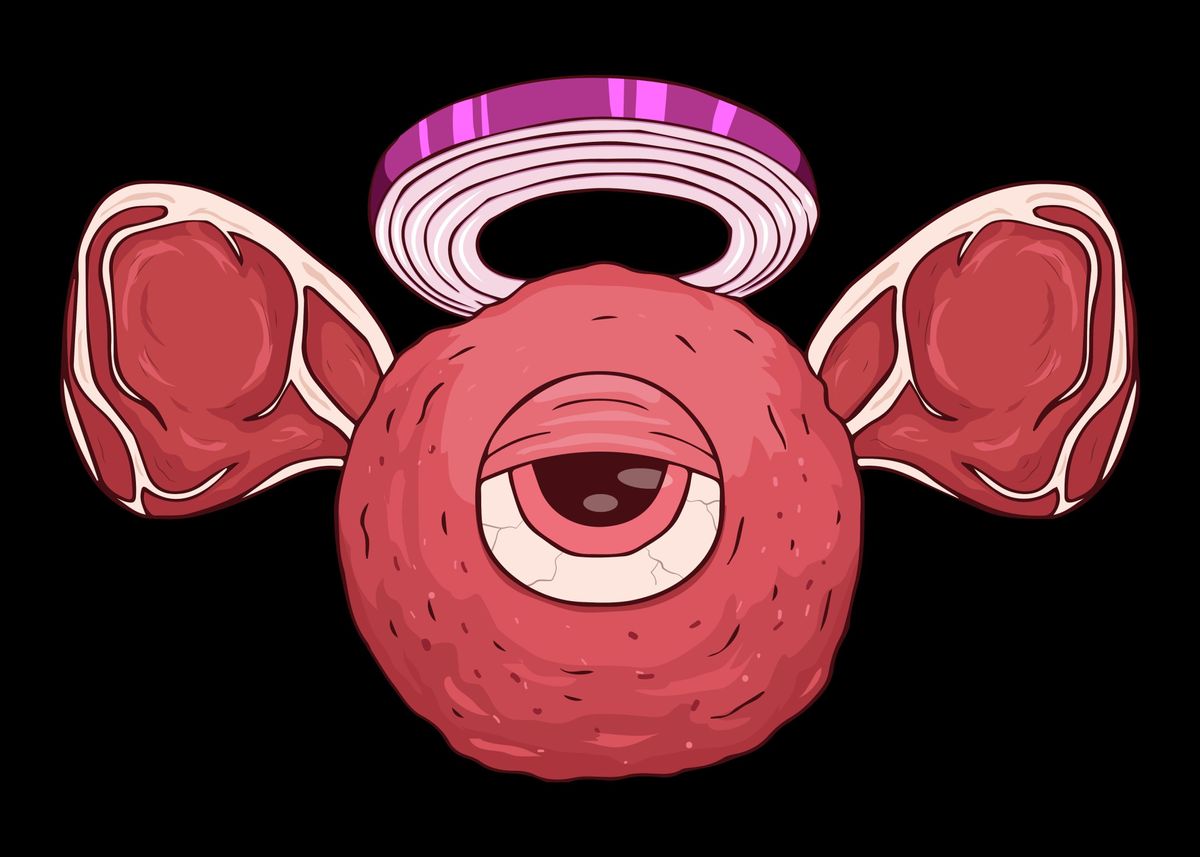 'Meatcore Aesthetic' Poster, picture, metal print, paint by ...