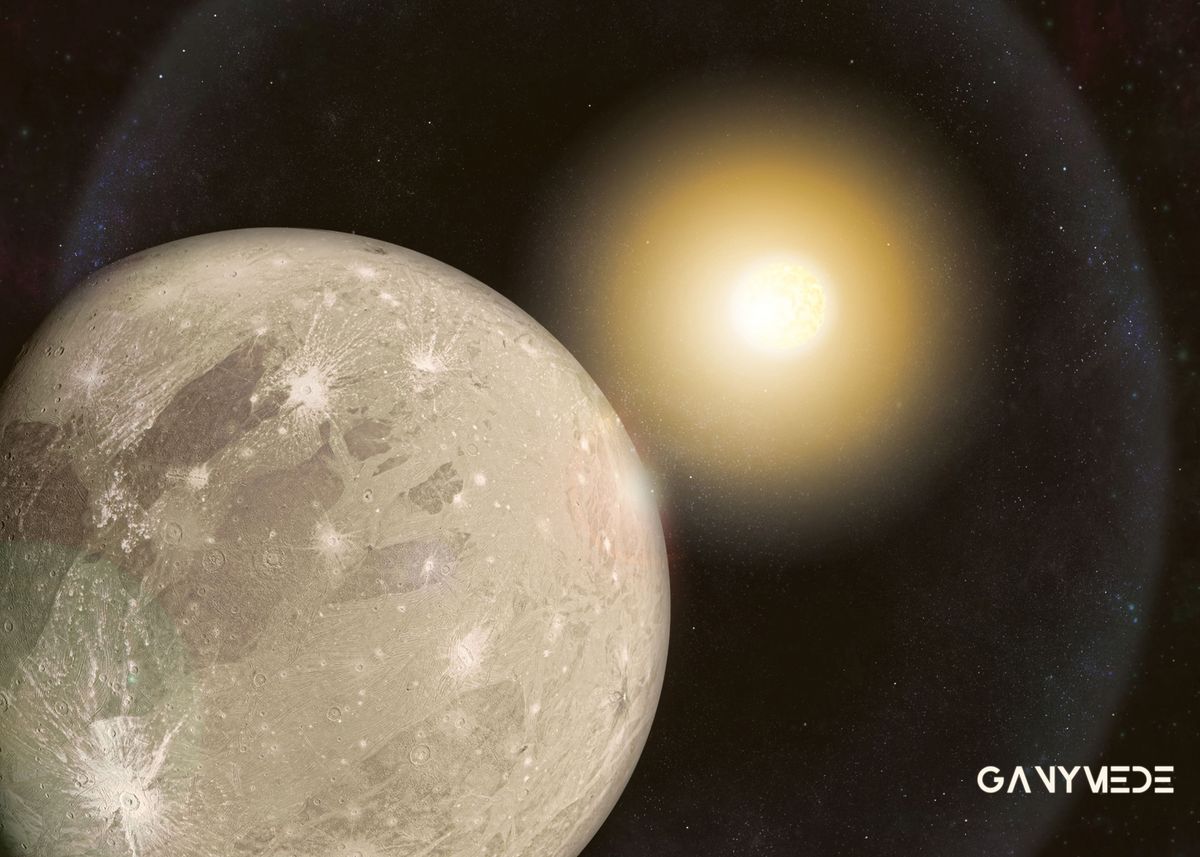 'Ganymede' Poster, picture, metal print, paint by Pixxelworks Florian ...