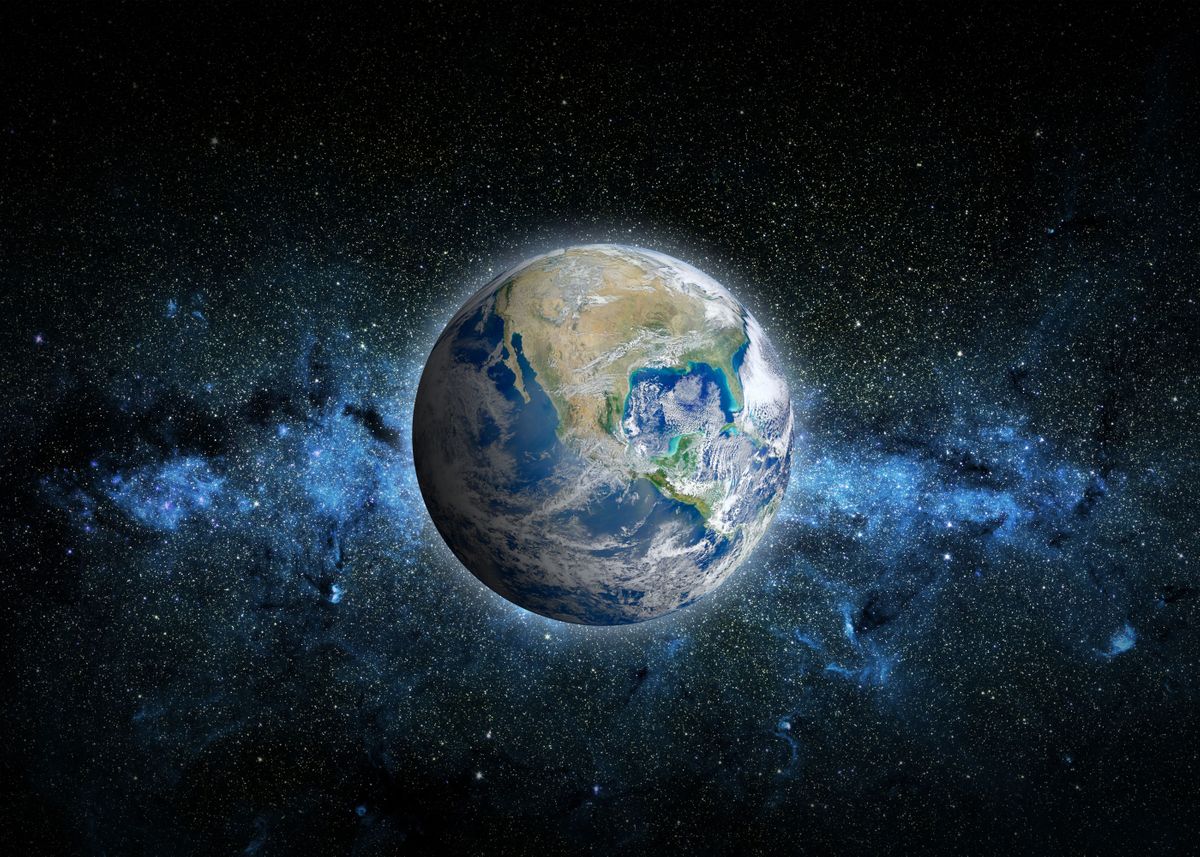 'Earth' Poster, picture, metal print, paint by Mea Mansell | Displate