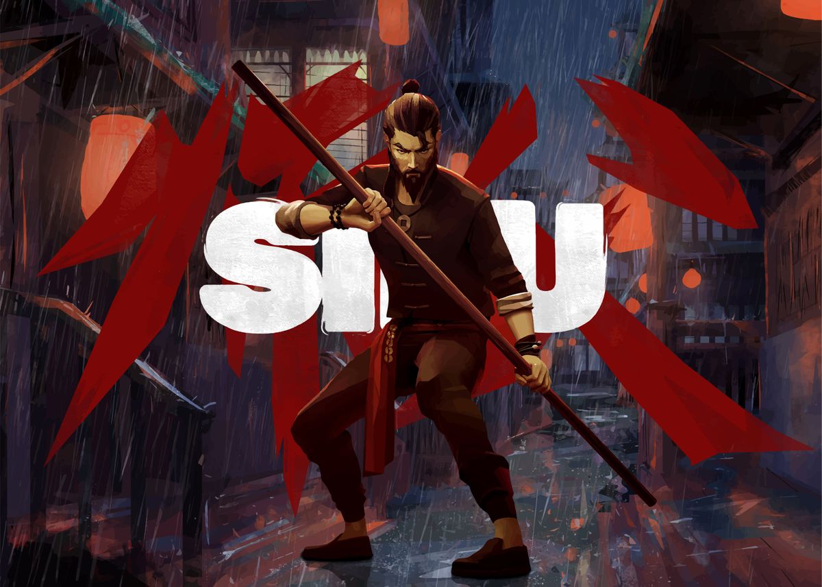 'Sifu' Poster, picture, metal print, paint by stu art | Displate