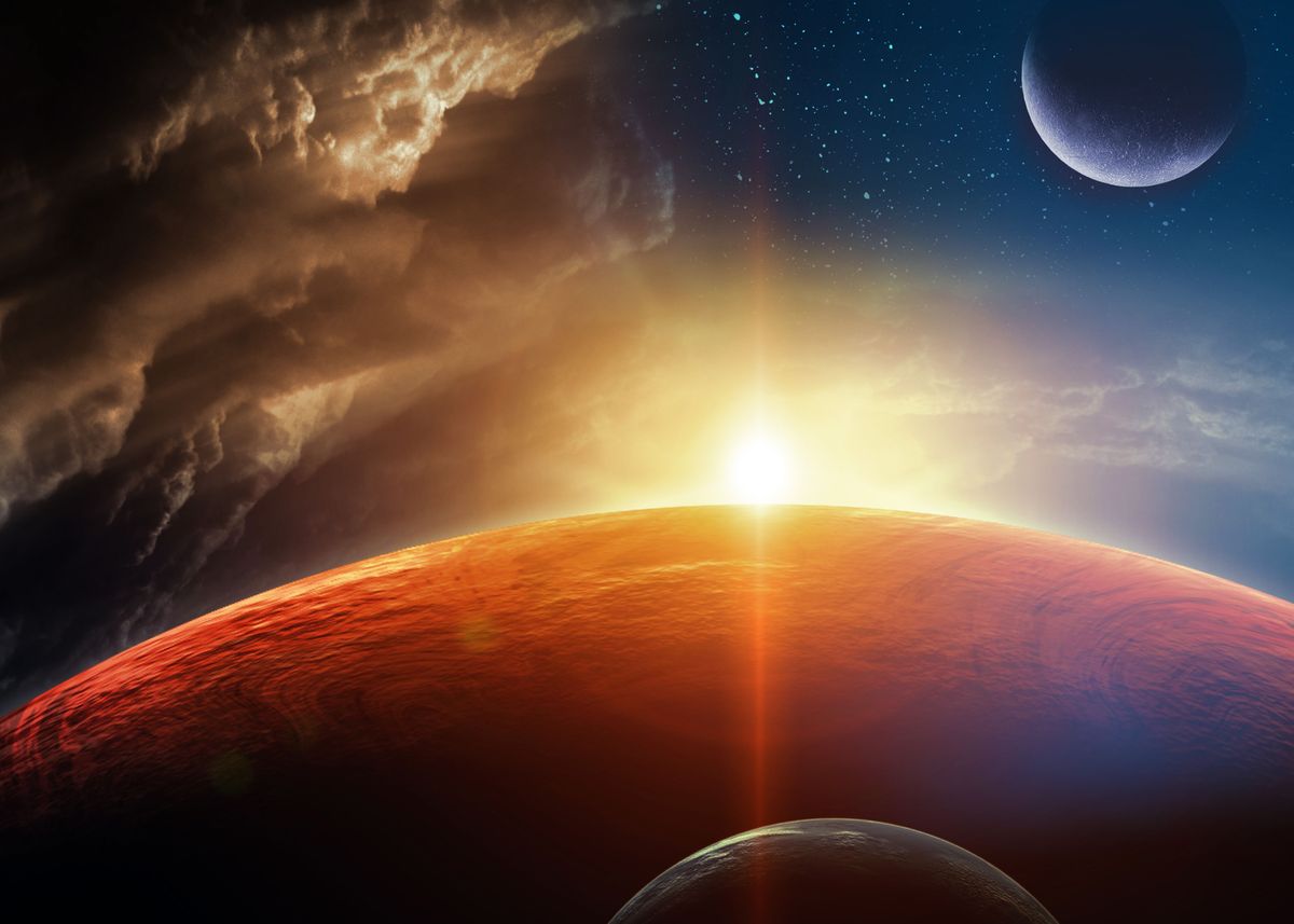 'New Planet Exploration 1' Poster by 84PixelDesign | Displate