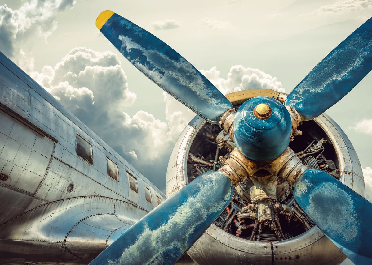 'propeller' Poster by Frank Peters | Displate