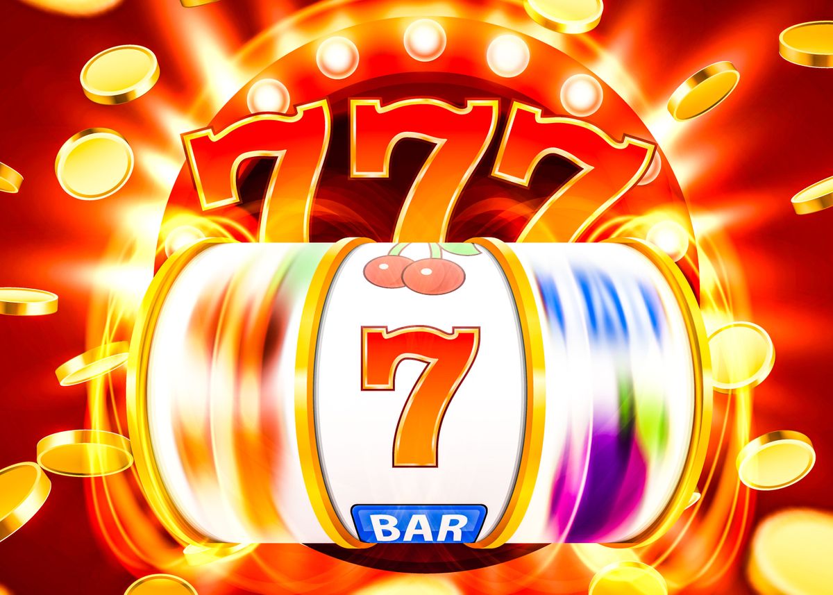 'Casino Slot Machine' Poster, picture, metal print, paint by ...