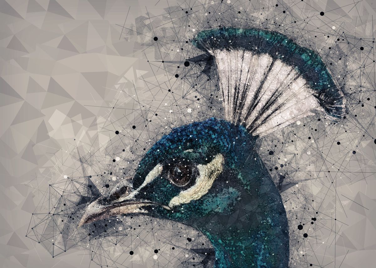 'Sacred Bird to Hera' Poster, picture, metal print, paint by Farabi ...