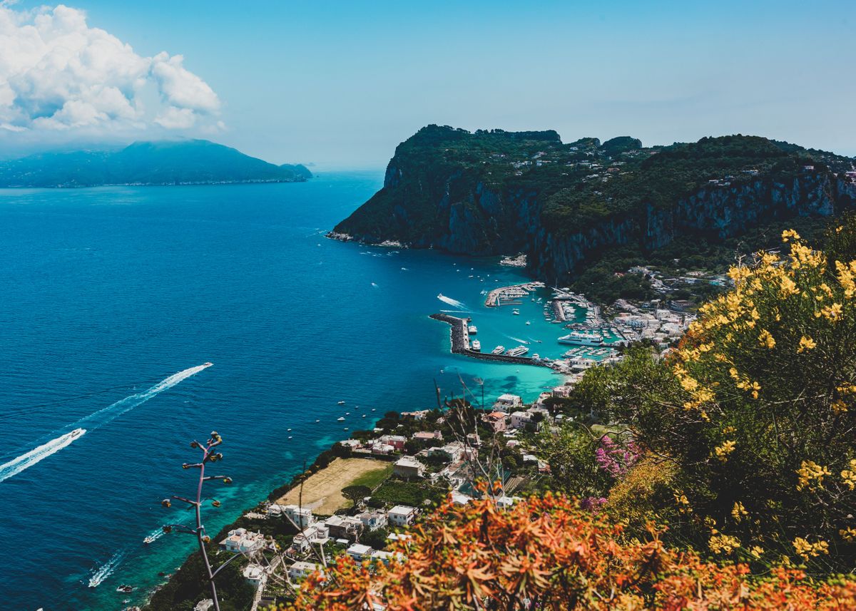 'Capri' Poster, picture, metal print, paint by Antonio Gravante | Displate