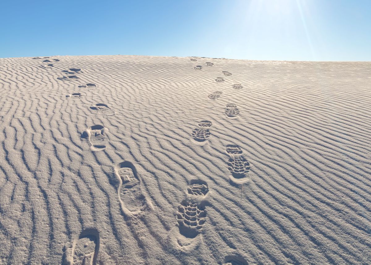 'Follow the Footsteps' Poster, picture, metal print, paint by Jonathan ...