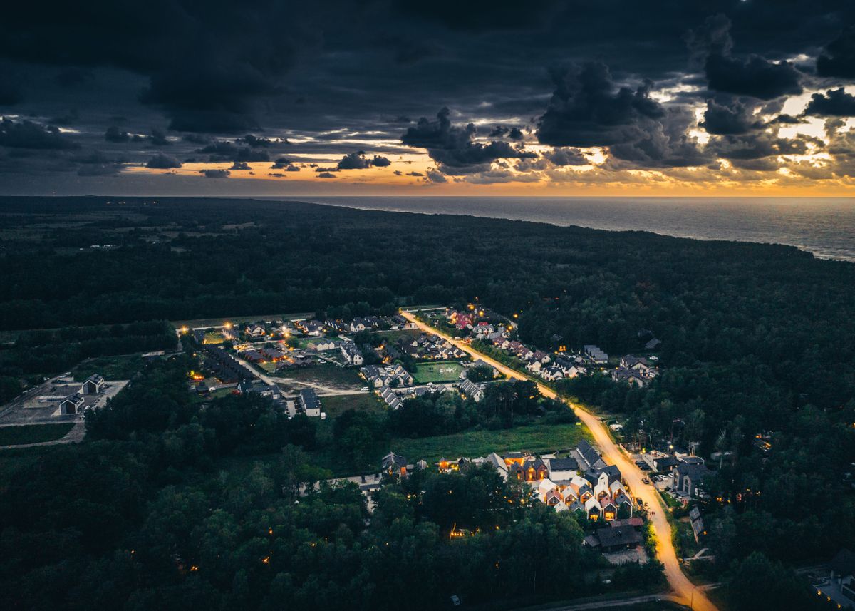 'Road and lights' Poster by Adam Stolarczyk | Displate