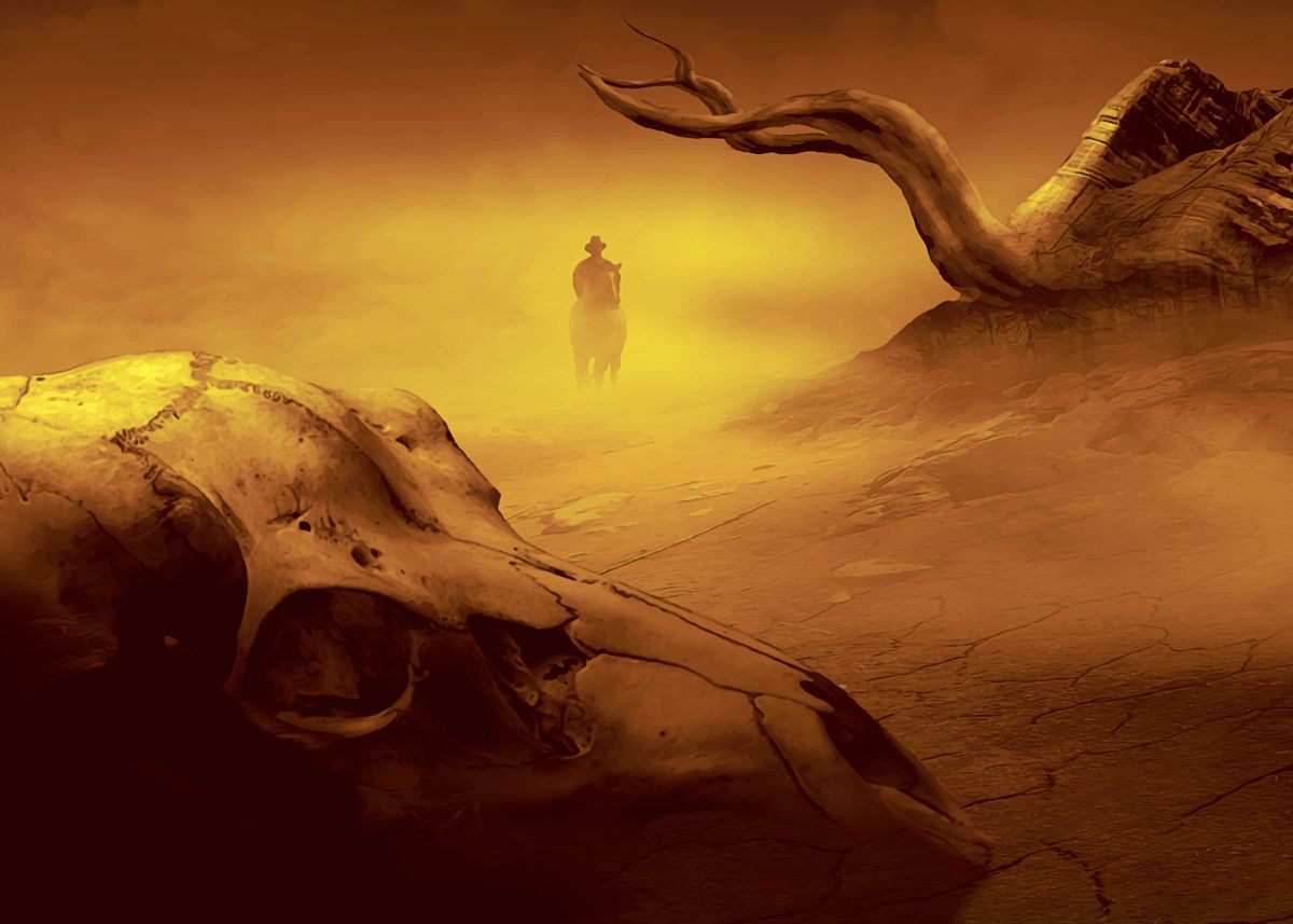 'Dark Tower Gunslinger ' Poster, picture, metal print, paint by Darek ...