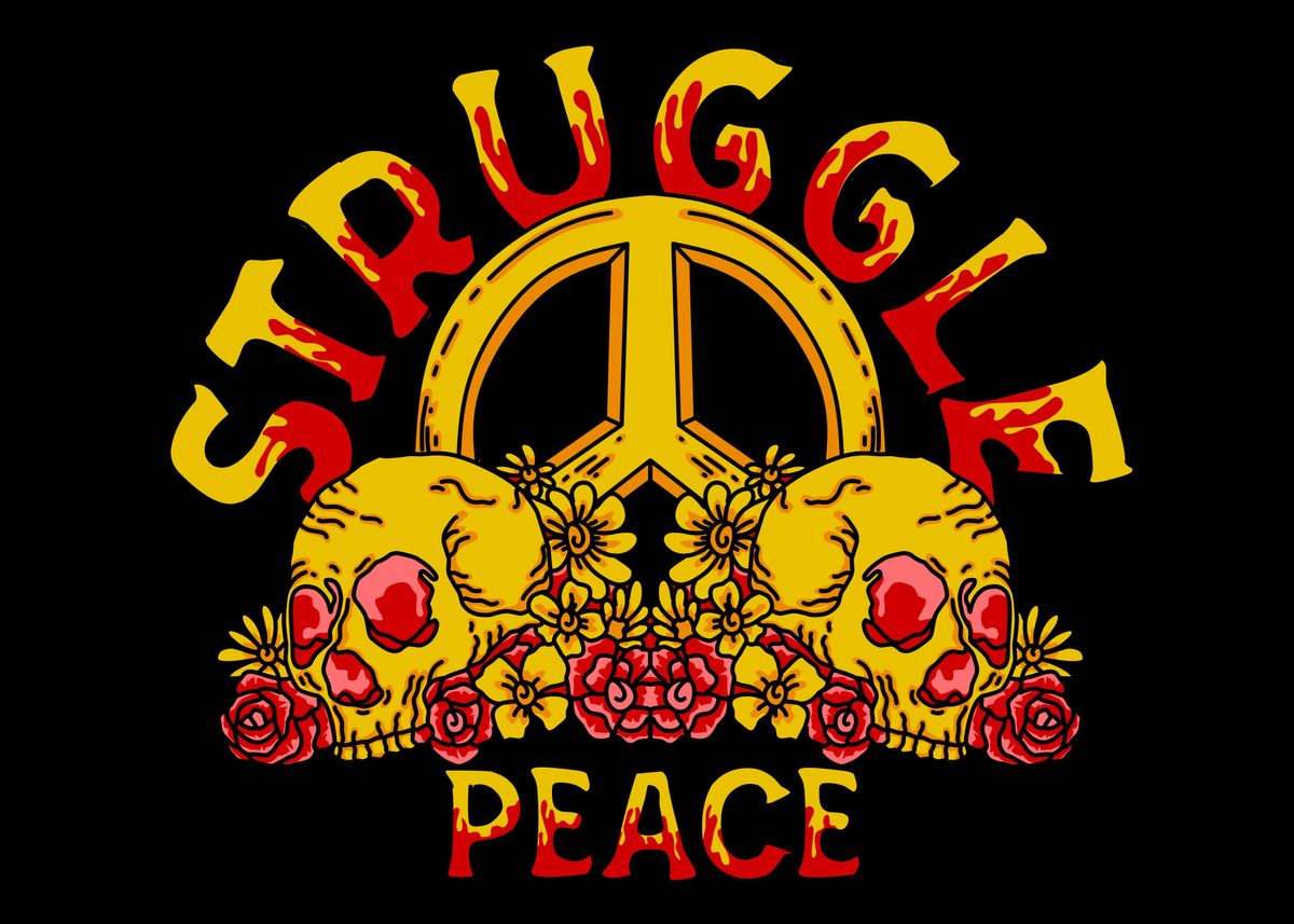 'struggle art painting' Poster by tarin muj | Displate