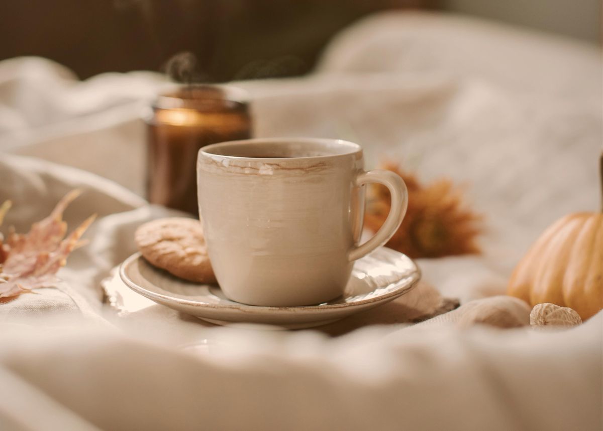 'Coffee Time Aesthetics' Poster, picture, metal print, paint by Simon ...