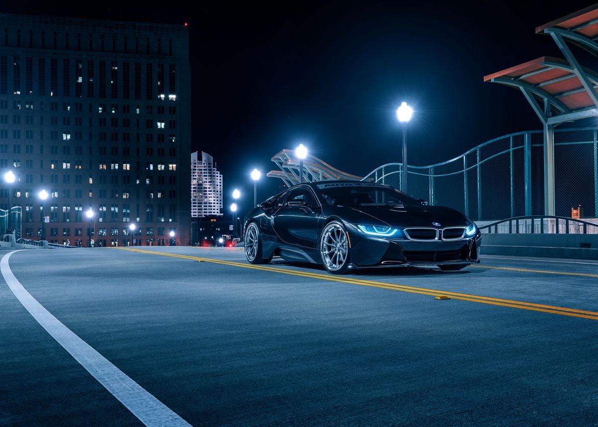 'BMW i8' Poster by Marcel Lee | Displate