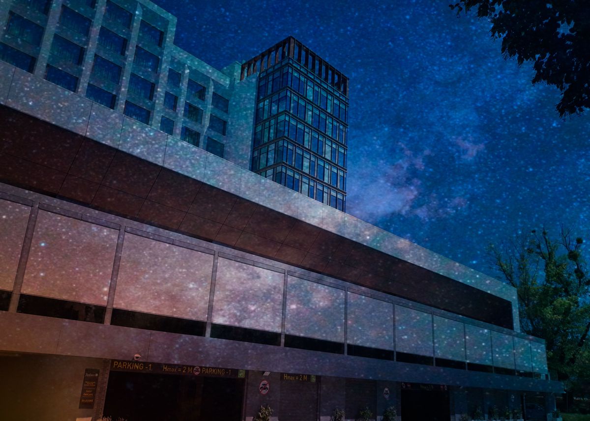 'Hotel in space' Poster, picture, metal print, paint by Edy Art Space ...