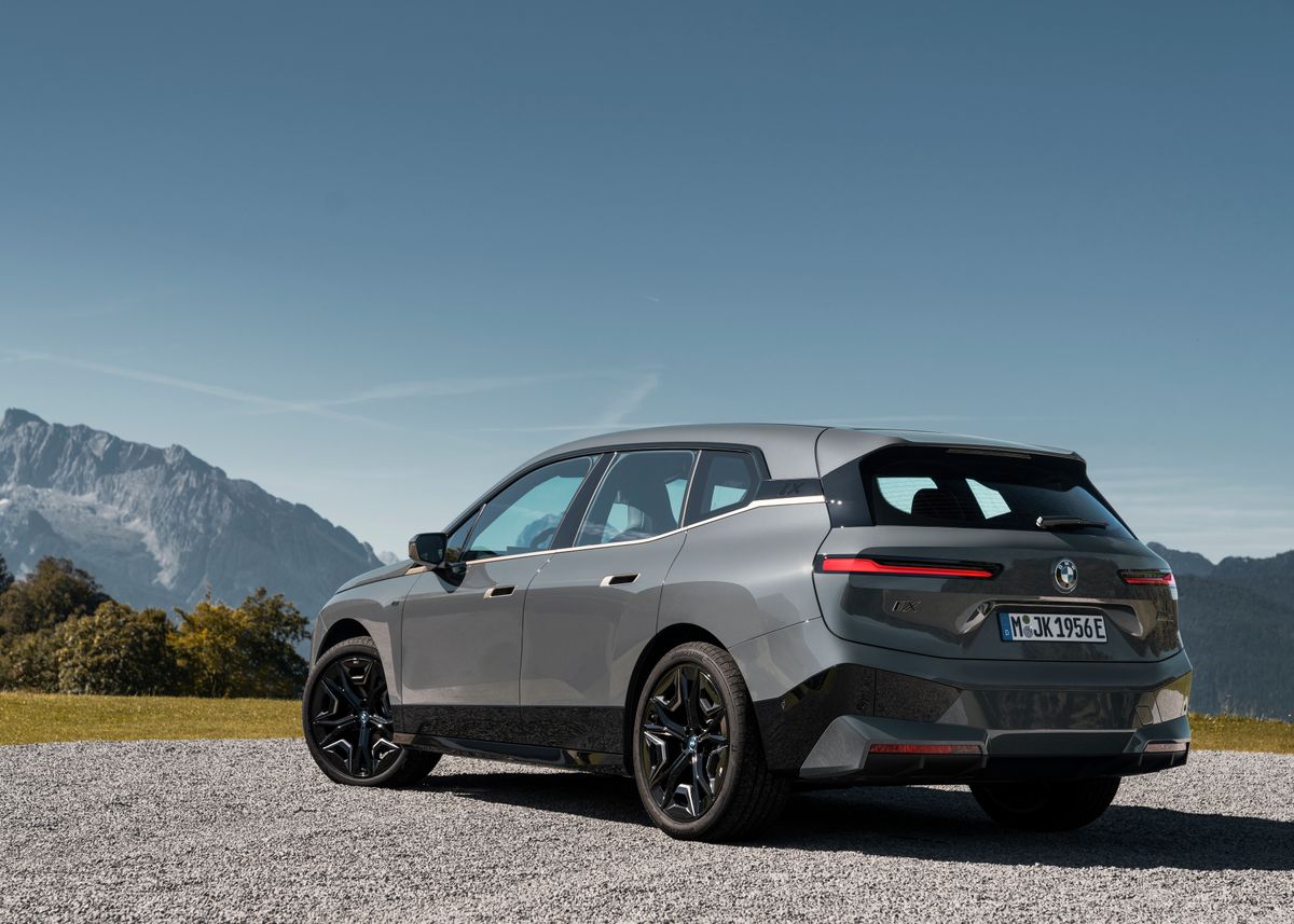 'BMW iX M60' Poster, picture, metal print, paint by Marcel Lee | Displate