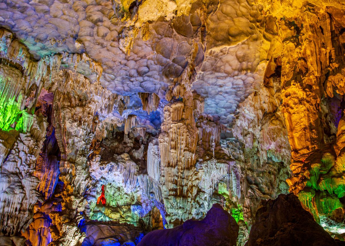 'Colorful stalactites' Poster by Thanh Hoang Cong | Displate