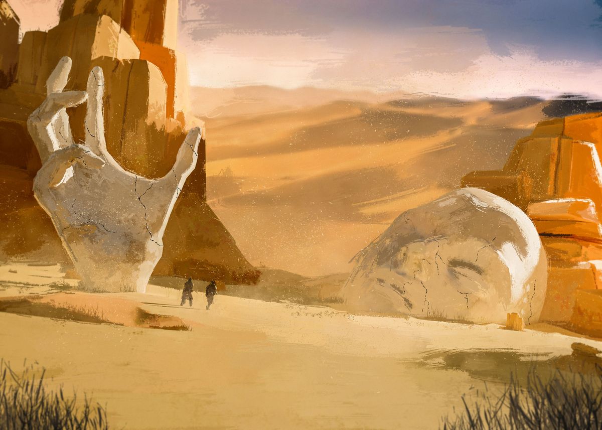 'Sunburn' Poster, picture, metal print, paint by Reverse13 | Displate