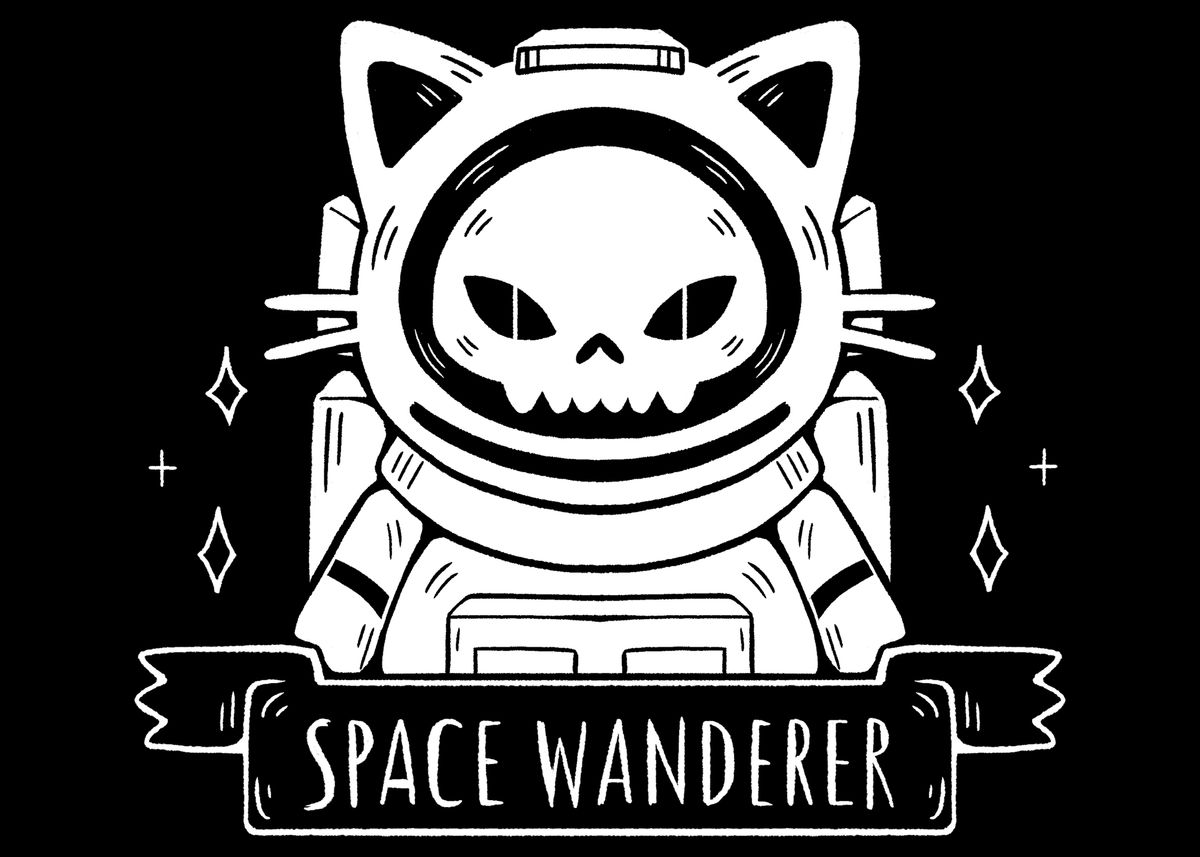 'Space Wanderer' Poster, picture, metal print, paint by xMorfina Elisa ...