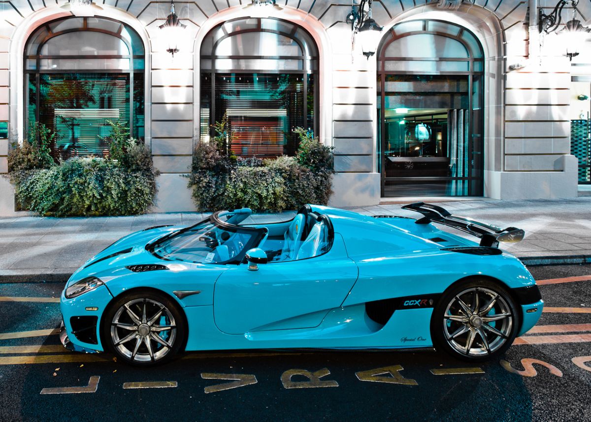 'Koenigsegg' Poster, picture, metal print, paint by Supercar Blonde ...