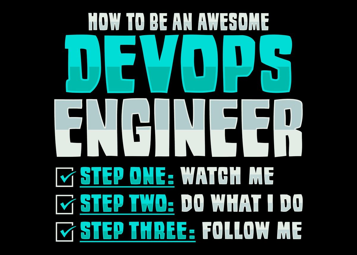 'Devops Engineer' Poster by Michael | Displate
