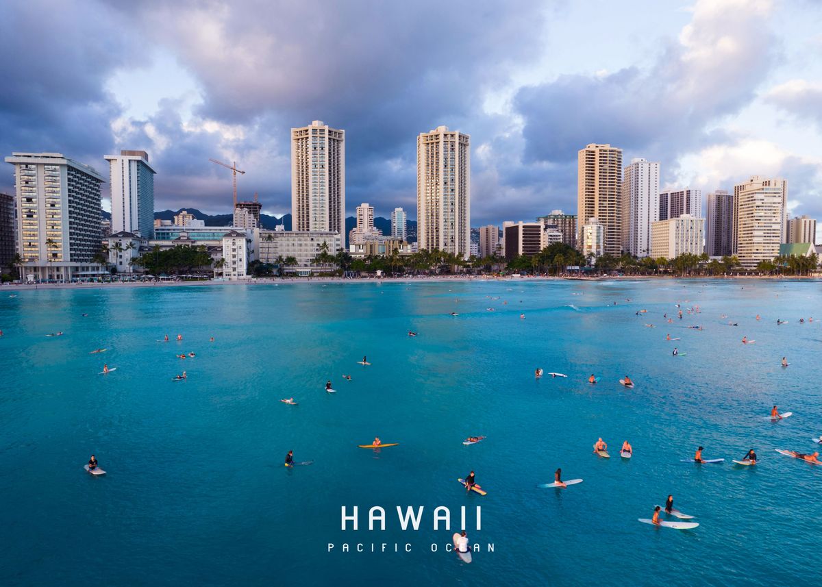 'Hawaii ' Poster, picture, metal print, paint by Travel Addict | Displate
