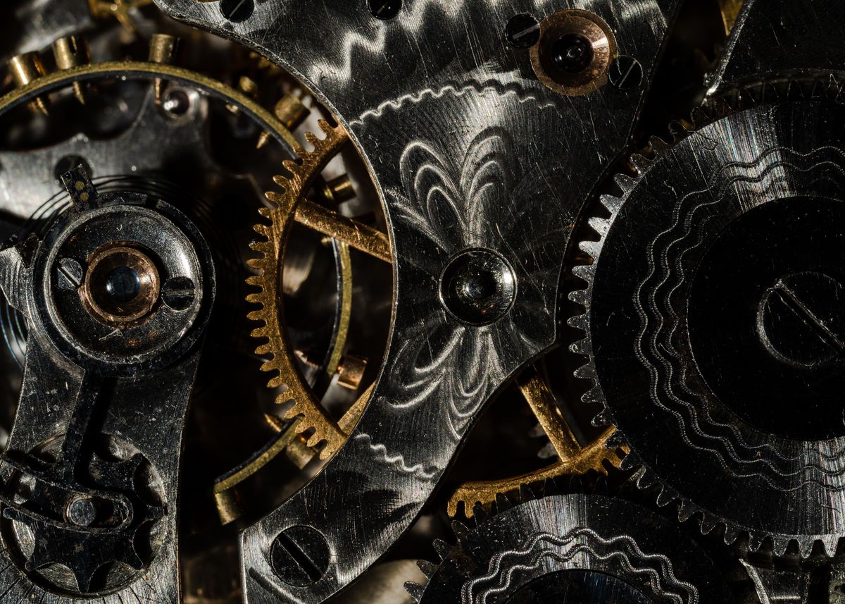 'ClockWorks 2' Poster, picture, metal print, paint by NTx Photography ...