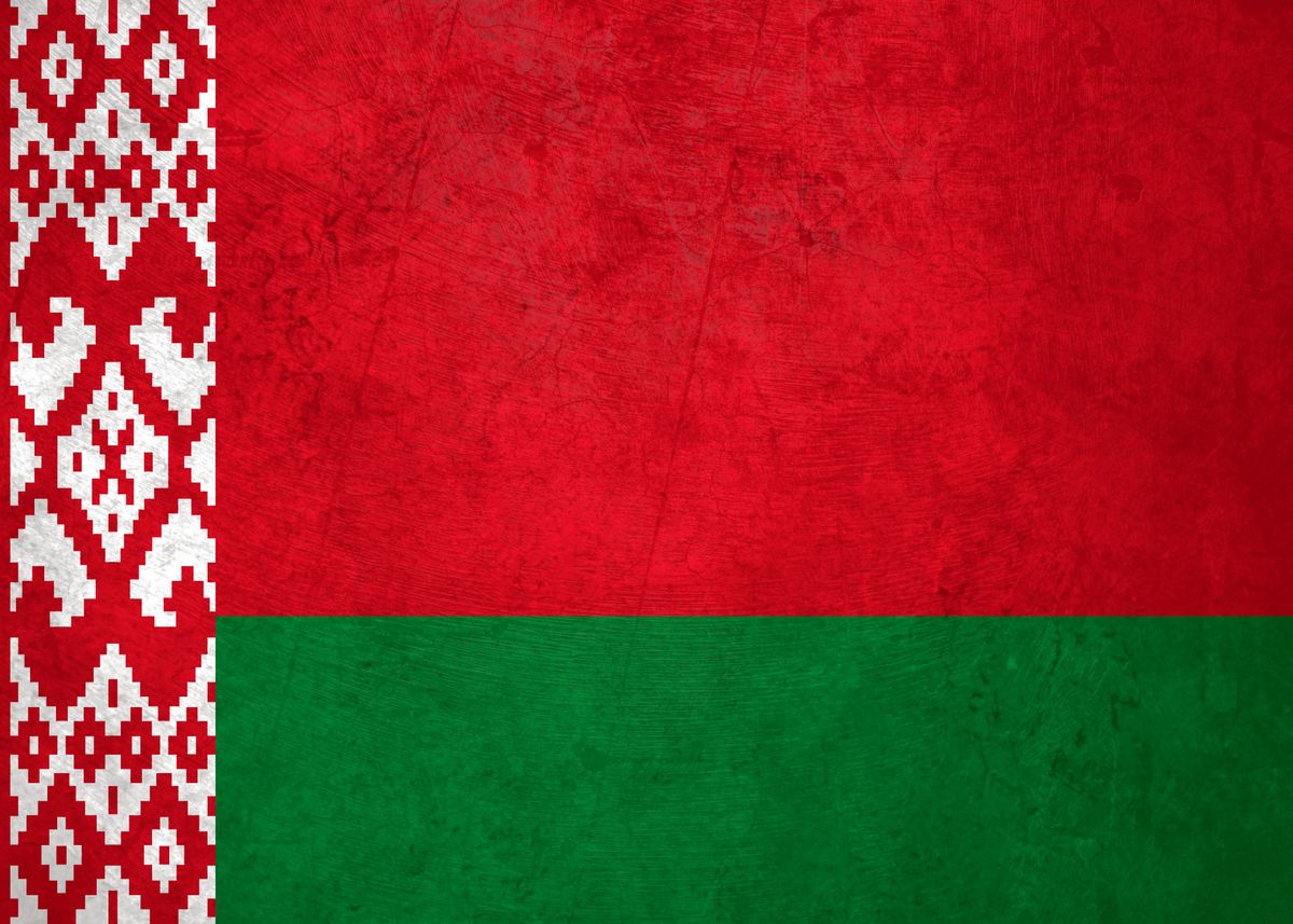 'National Flag of Belarus' Poster by Angelos Zachariou | Displate