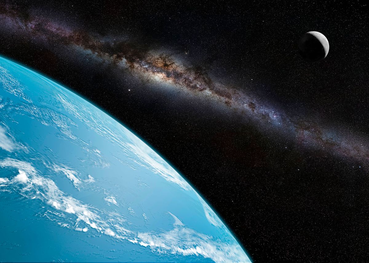 'The Blue Planet' Poster, picture, metal print, paint by Mango Art ...