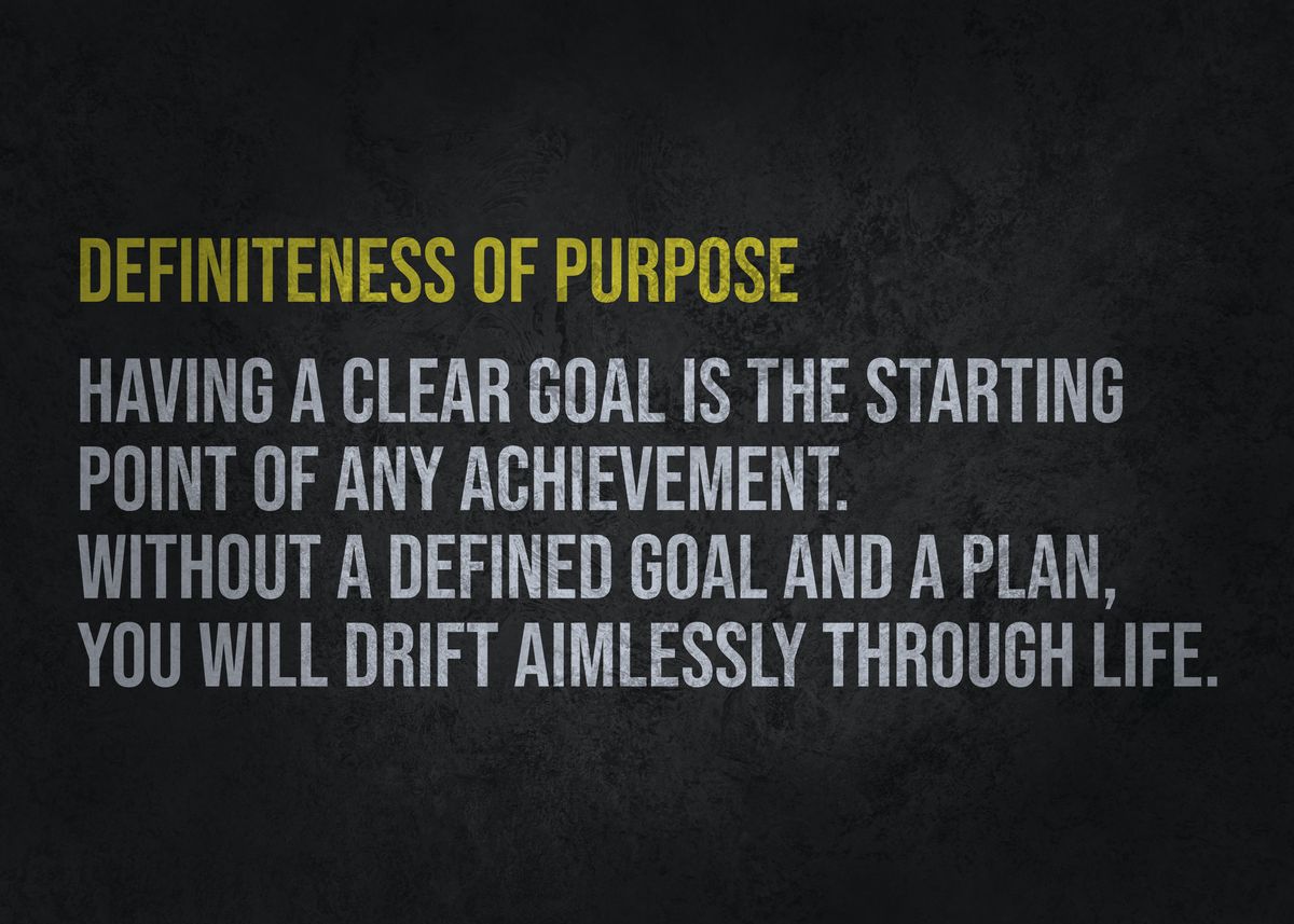 'Definiteness Of Purpose' Poster, picture, metal print, paint by CHAN ...