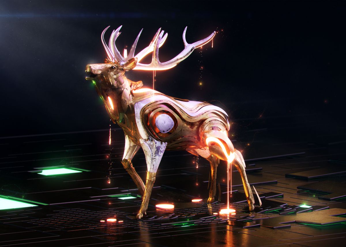 'Vestige Two' Poster, picture, metal print, paint by Adam Spizak | Displate