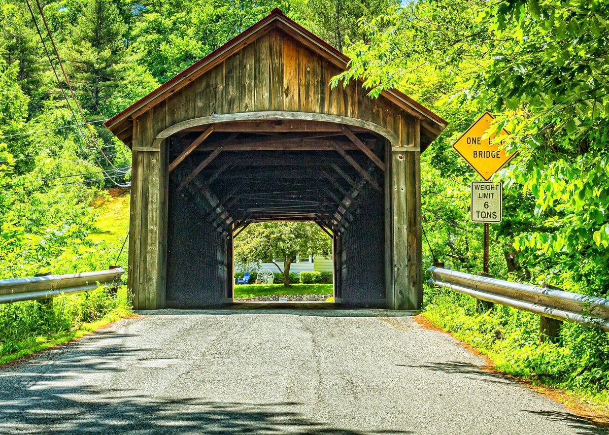 'Coombs Covered Bridge' Poster, picture, metal print, paint by Gestalt ...