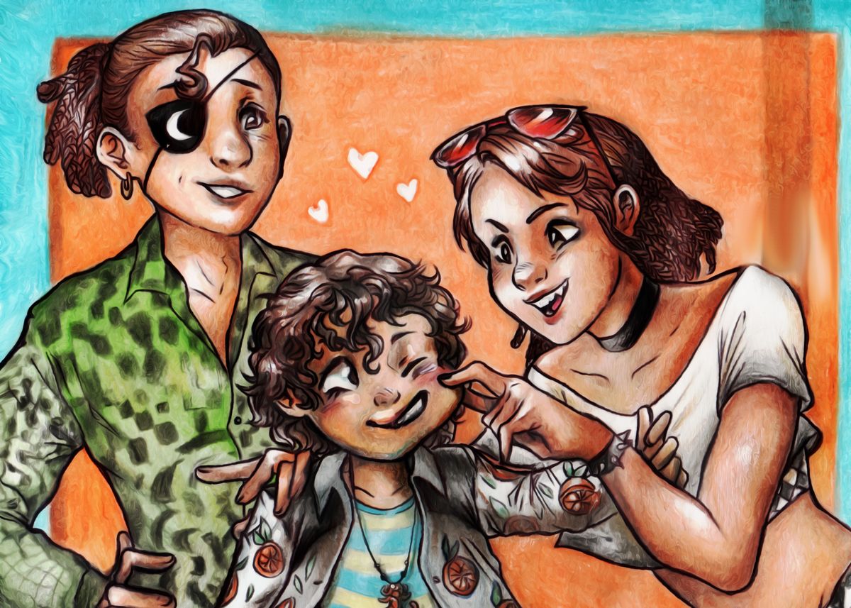 'The Philippus Family' Poster, picture, metal print, paint by ...