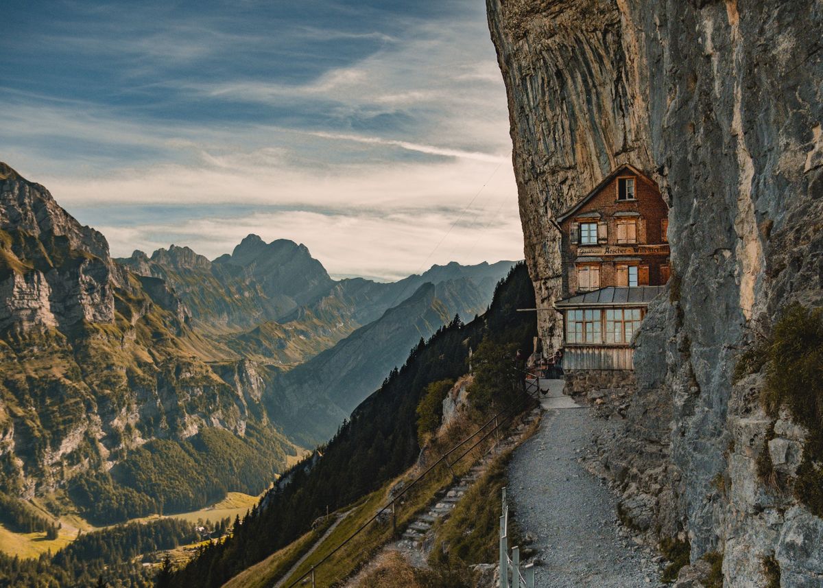 'Aescher in Switzerland' Poster, picture, metal print, paint by Marcel ...