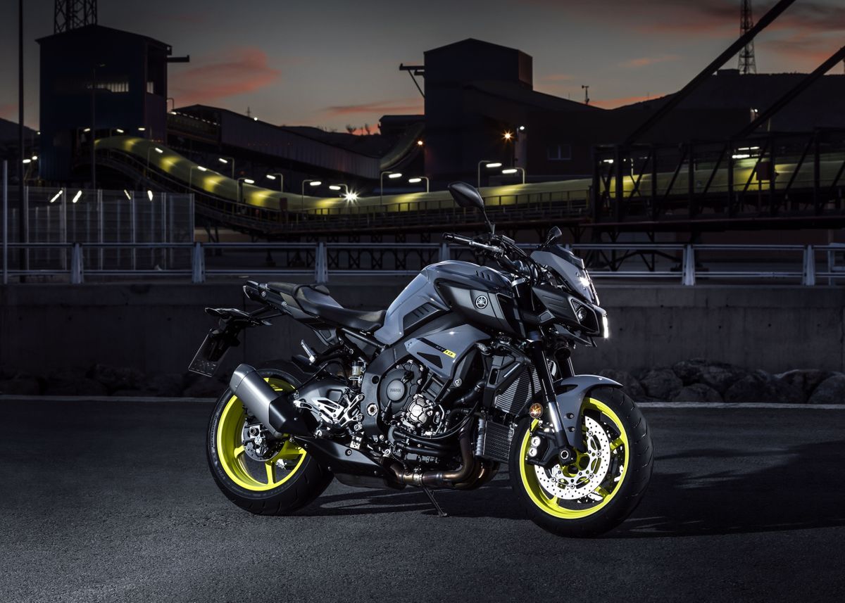 'Yamaha MT10' Poster, picture, metal print, paint by Motorsport | Displate