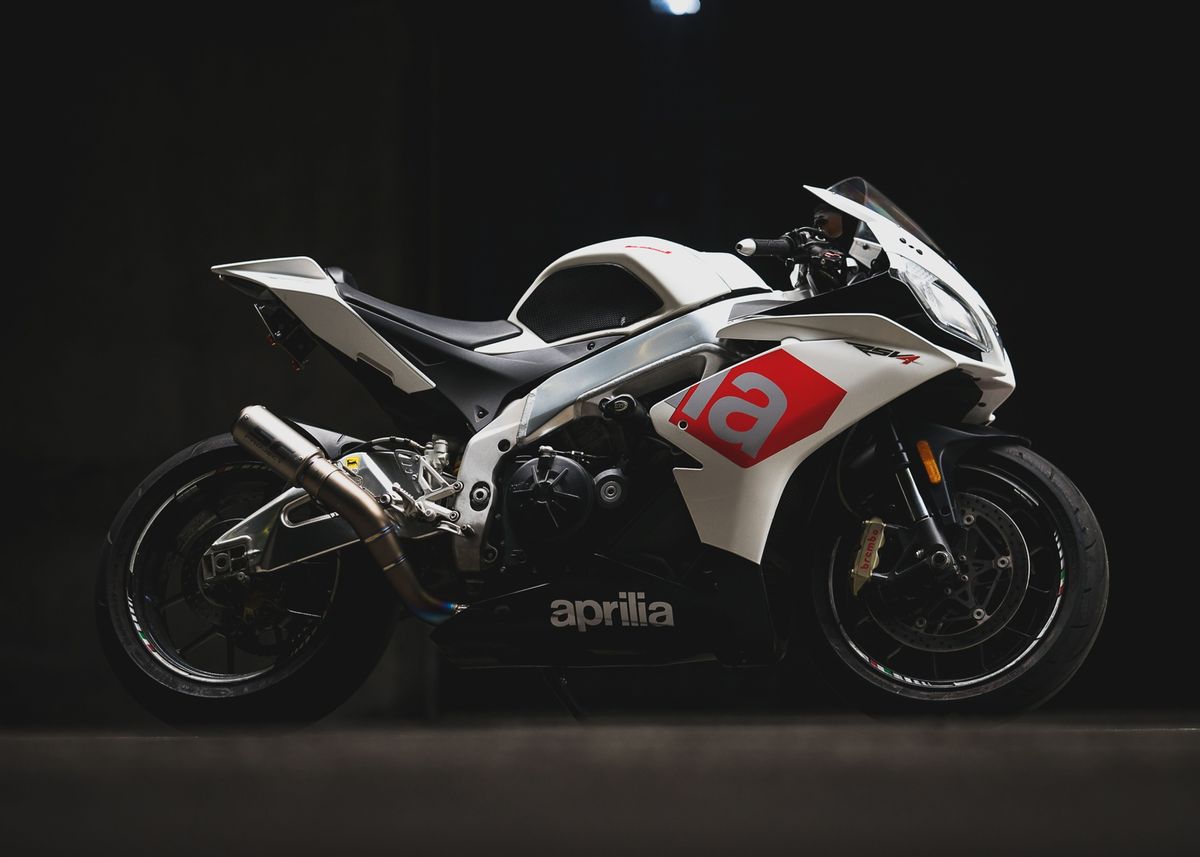 'Aprilia Rs v4' Poster by Sam Gong | Displate