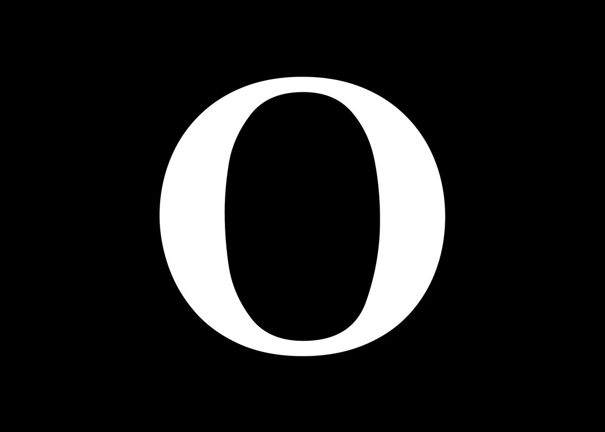 'O' Poster, picture, metal print, paint by The Diamond | Displate