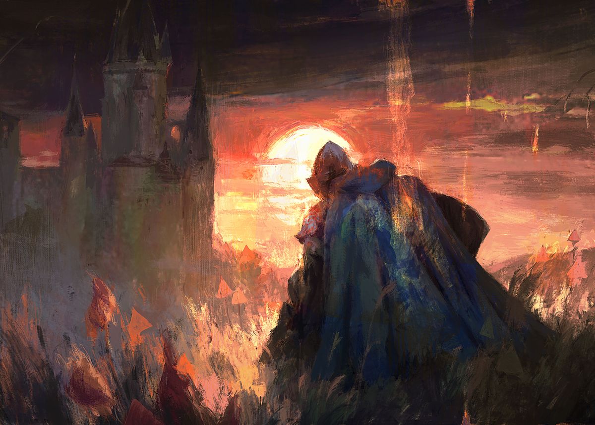 'Lost Knight' Poster, picture, metal print, paint by Florian Herold ...